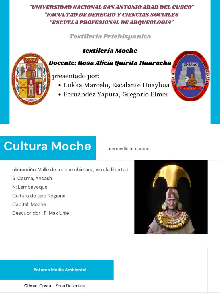 Textileria Moche | PDF | Ropa | Textiles