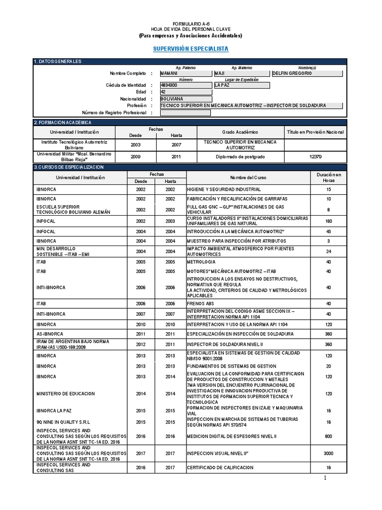 5 FormA6 | PDF | Soldadura | Construcción