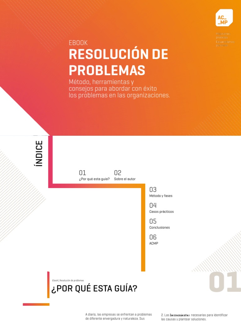 Whitepaper ACMP Resolucion de Problemas DEF 3 | PDF | Análisis FODA | Gestión de proyectos