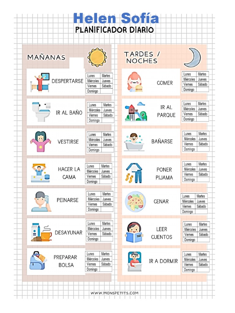 Rutinas para Pequeños de 5 Años | PDF