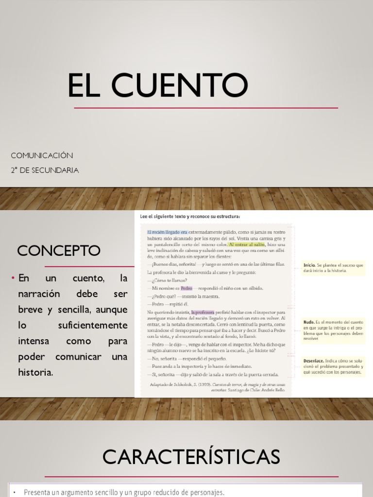El Cuento PDF | PDF | Historia | Clásicos