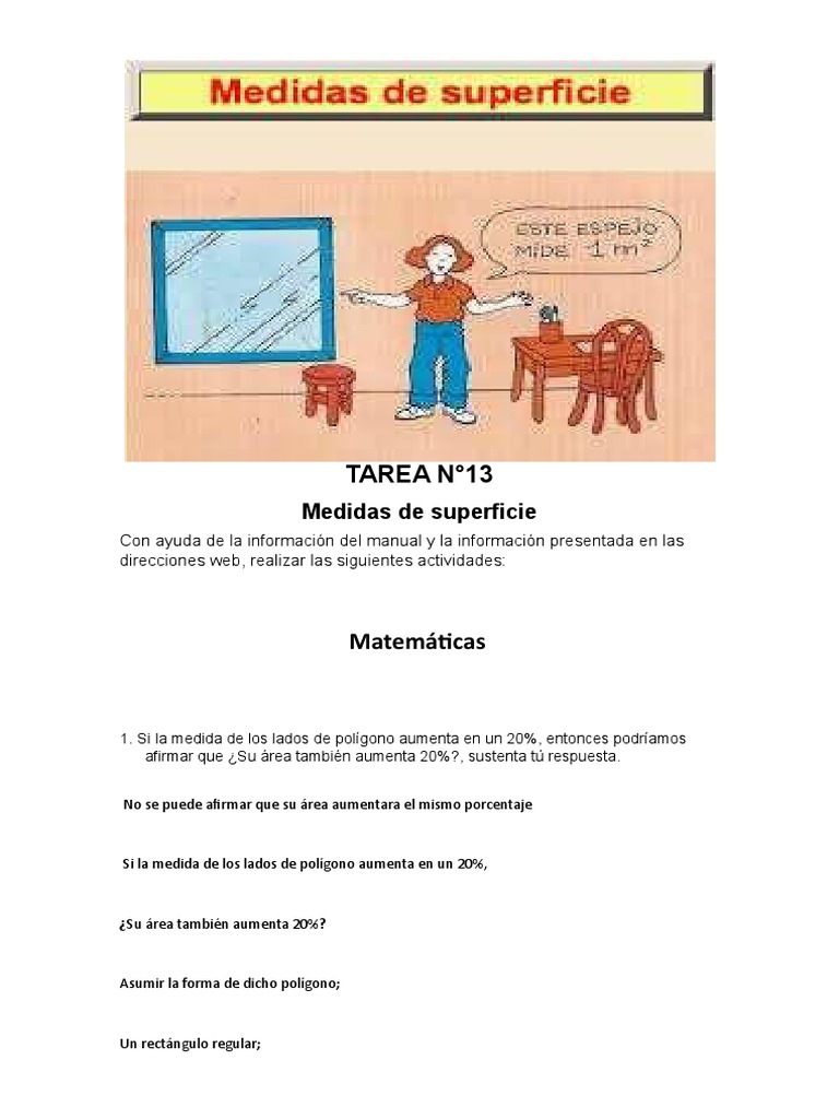 Tarea 13 Matematica | PDF