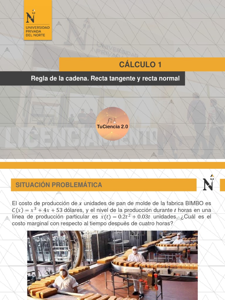 2.S2 MI Regla de La Cadena. Recta Tangente y Normal | PDF | Derivado ...