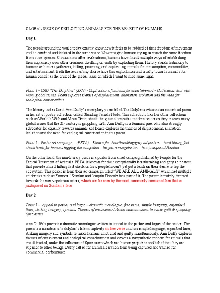 Mock IO Speech | PDF | People For The Ethical Treatment Of Animals | Veganism