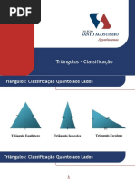 Atividades Triangulos | PDF | Triângulo | Matemática elementar