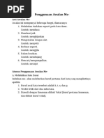 Latihan Soal Awalan Me | PDF