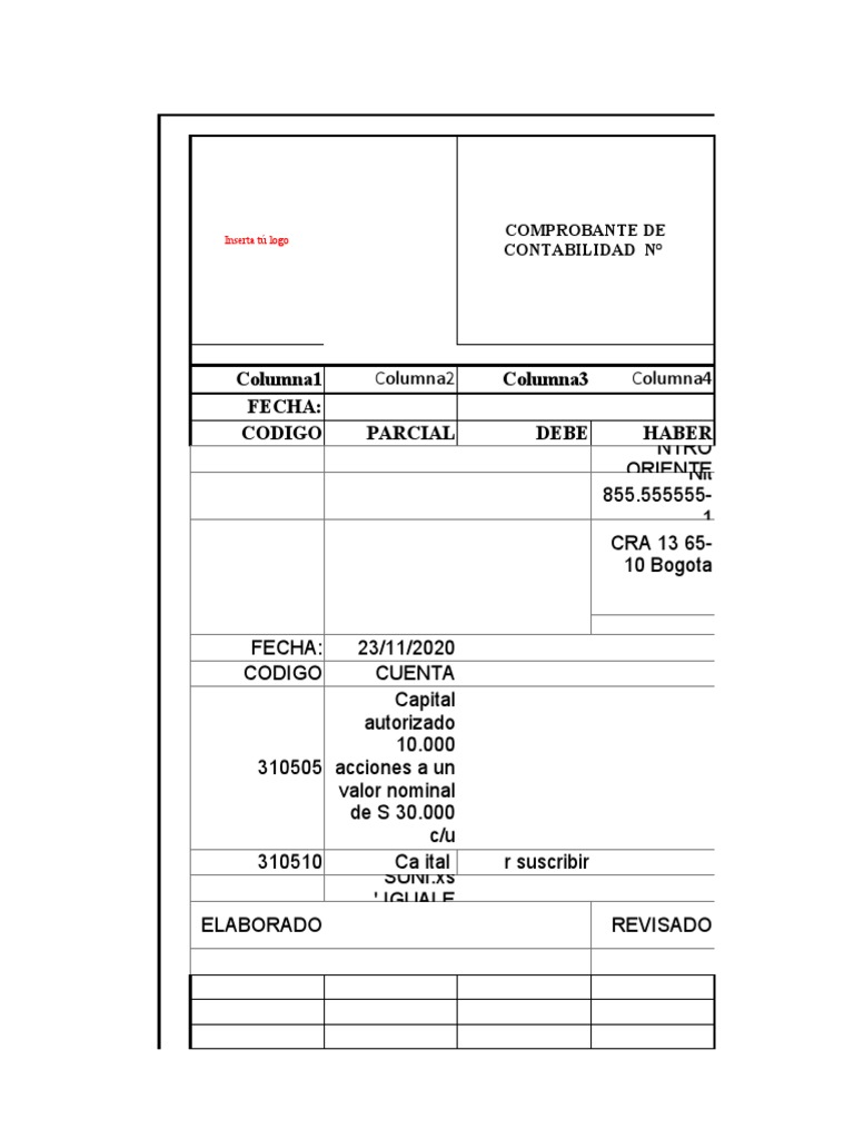 Anexo 7 Documentos de Contabilidad | PDF | Cheque | Bancos