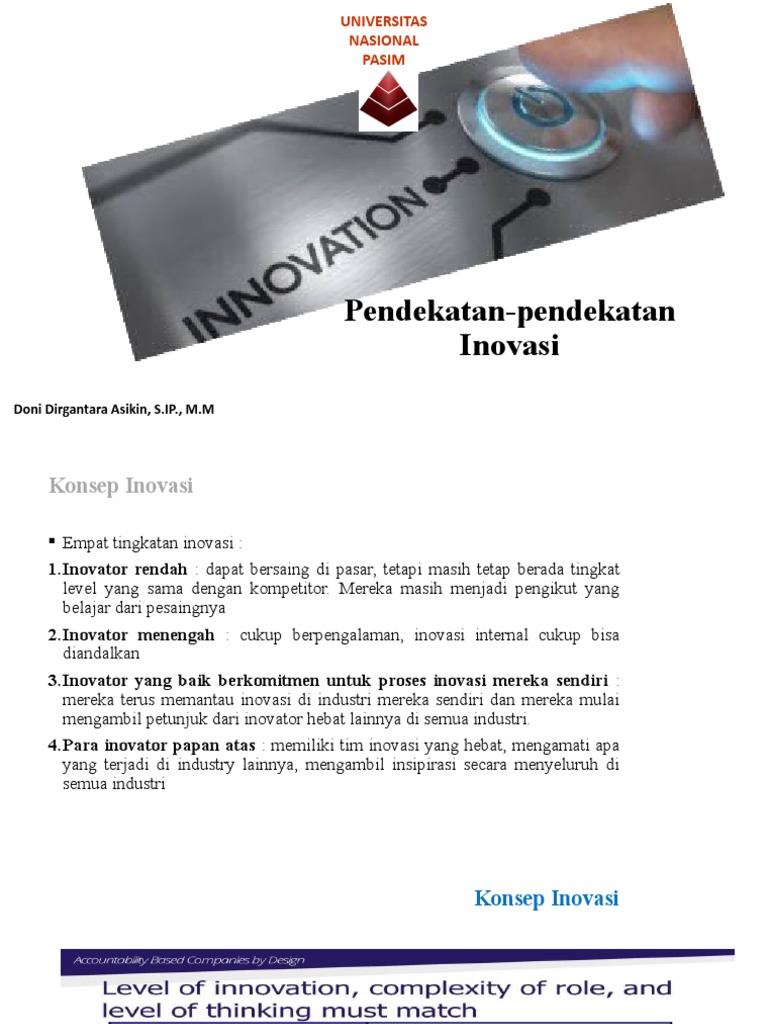 Konsep Inovasi | PDF