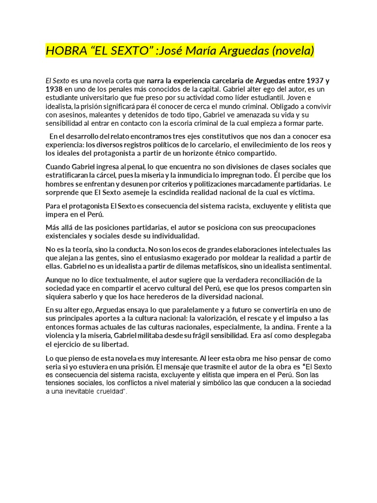 El Sexto | PDF | Prisión