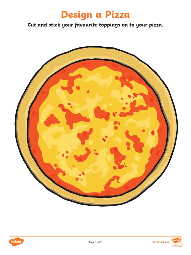 Design A Pizza Cutting Skills Activity English | PDF