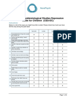 Mid 60 Adolescent Dissociation Assessment | PDF | Dissociation ...