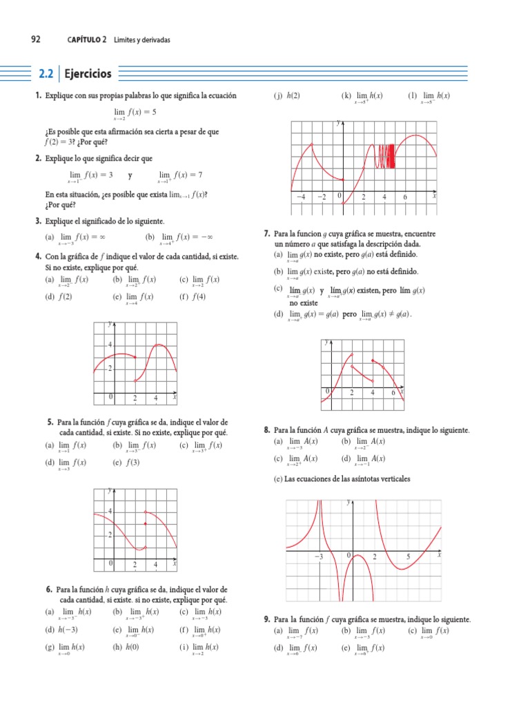 Sección 2.2 Ejercicios | PDF | Matemáticas | Análisis matemático