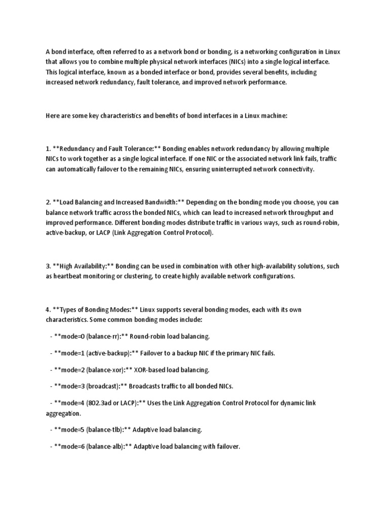 A Bond Interface | PDF | Information Technology | Computing