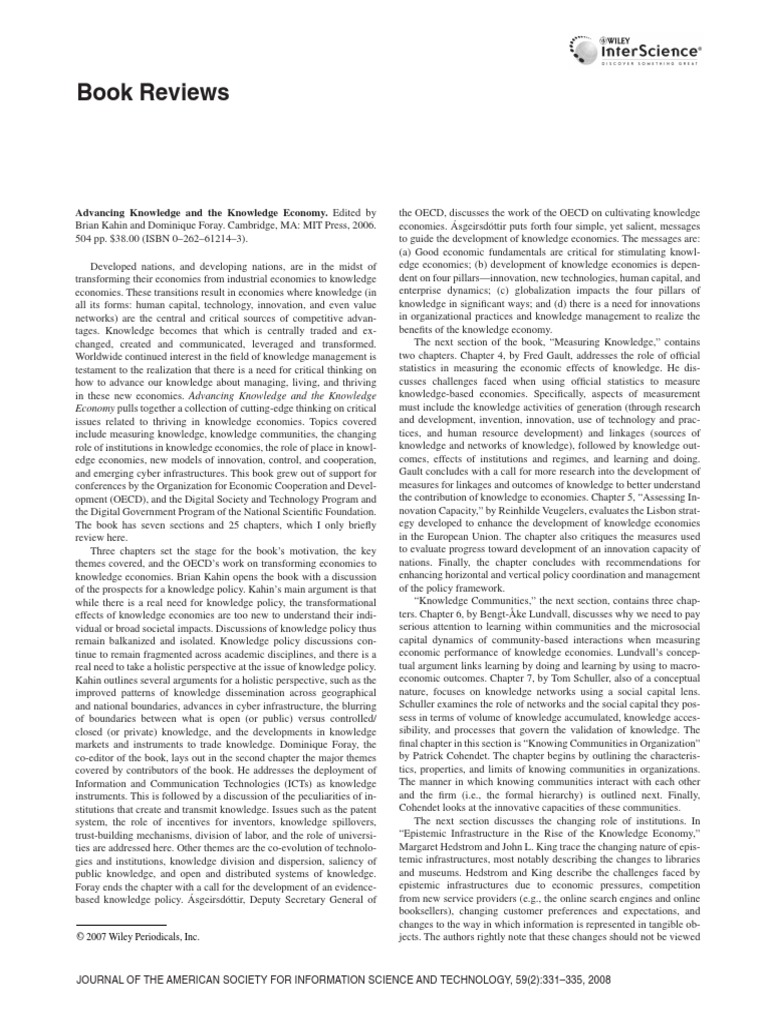 Understanding Knowledge As A Commons Fro | PDF | Open Source | Knowledge Economy