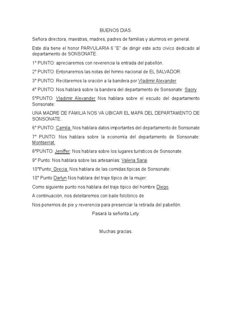 Maestro de Ceremonia Parv 6 e | PDF Maestro de Ceremonia Parv 6 e | PDF