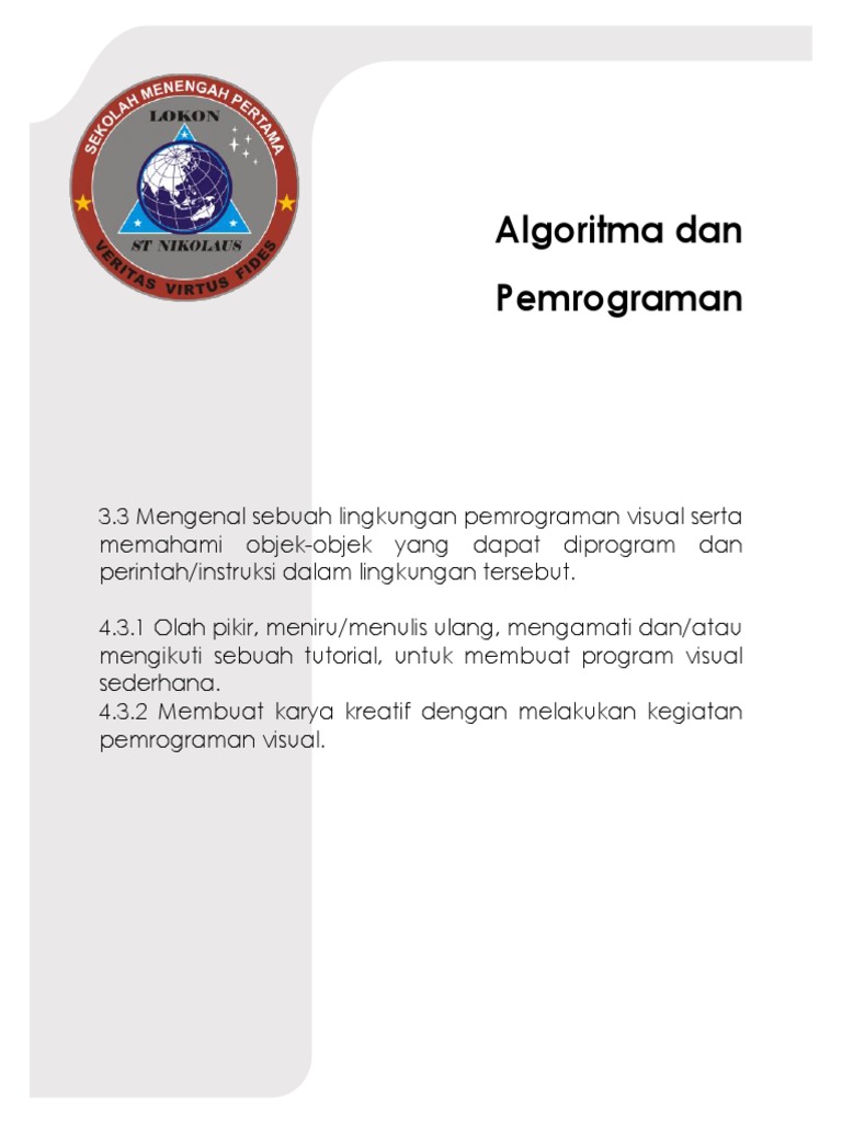 Modul Informatika Kelas 7 Algoritma Dan Pemrograman | PDF