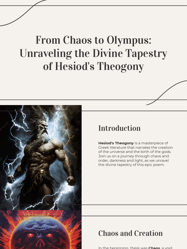 Theogony by Hesiod | PDF
