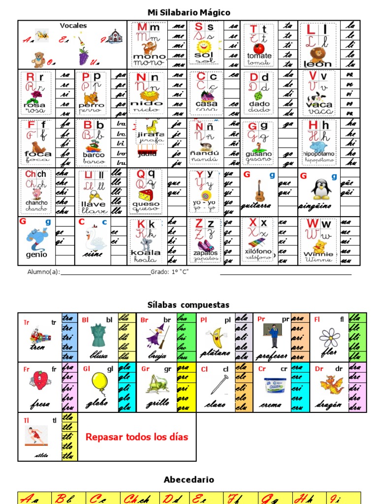 Mi+silabario+magico Modif | PDF