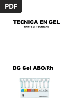 Procedimientos con DG Gel® Sol | PDF | Tipo de sangre | Hematología