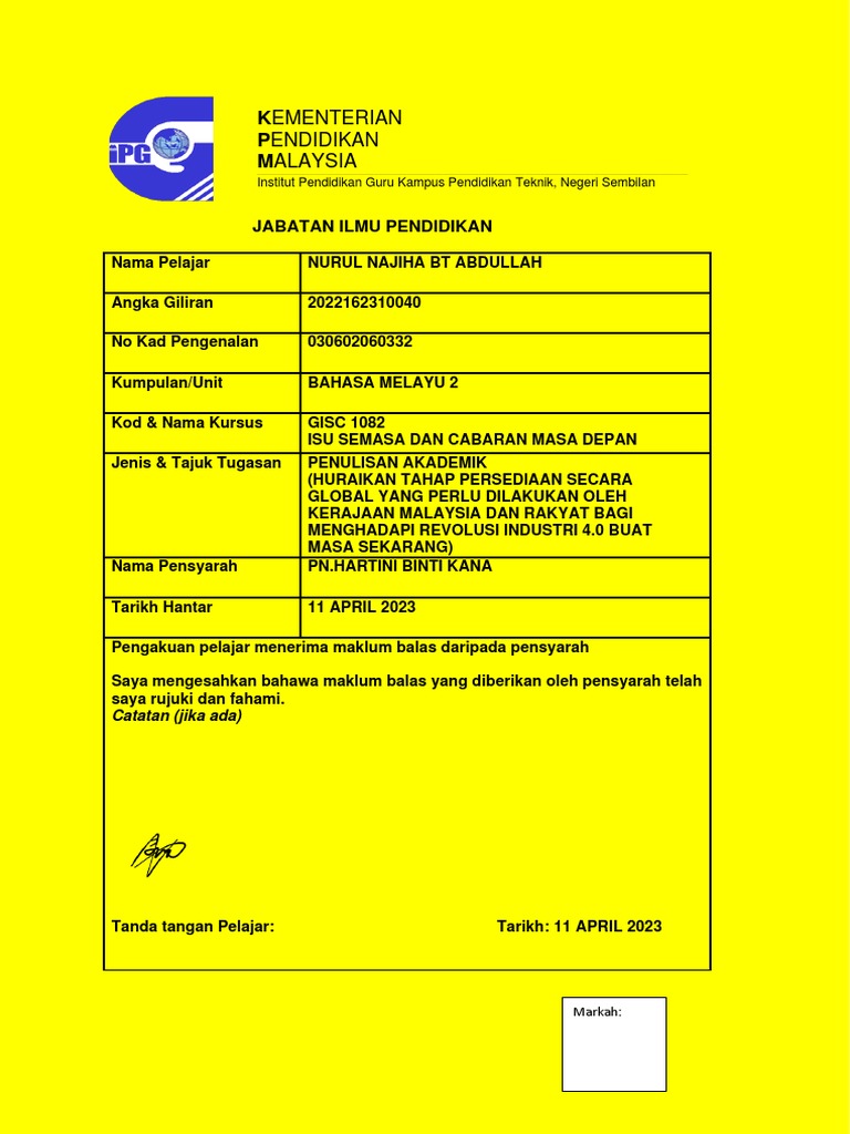 Gisc 1082 Tugasan 3 | PDF