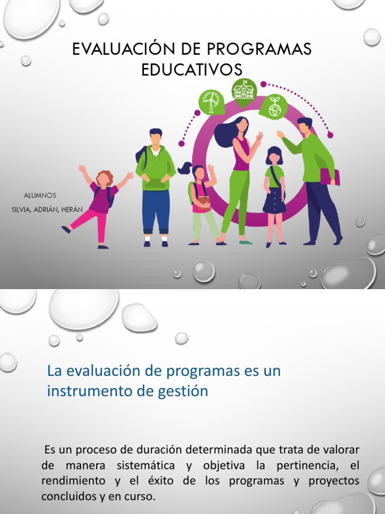 Evaluacion de Programas Educativos | PDF