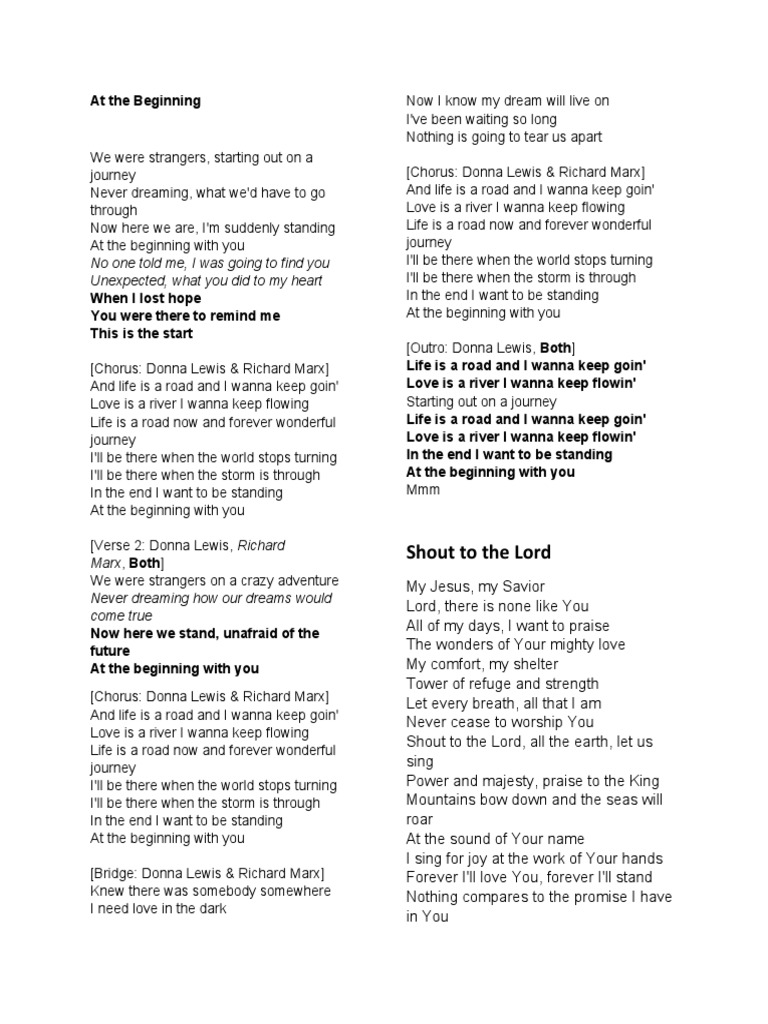 At The Beginning | PDF