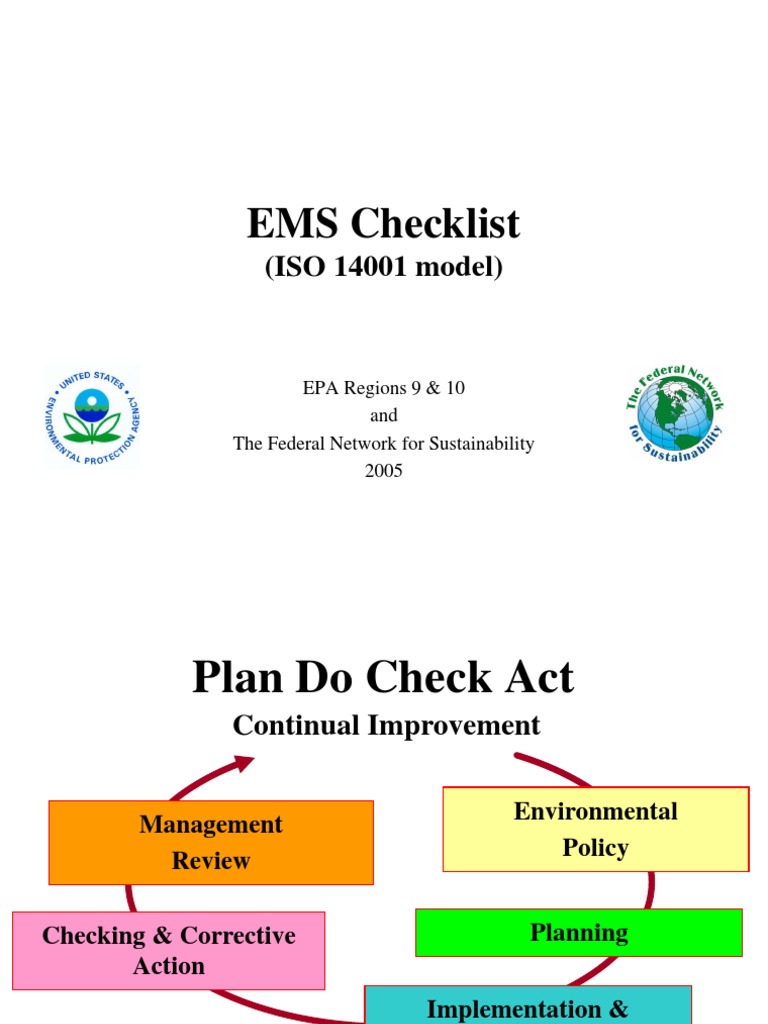 EMS Checklist: (ISO 14001 model) | Audit | Competence (Human Resources)