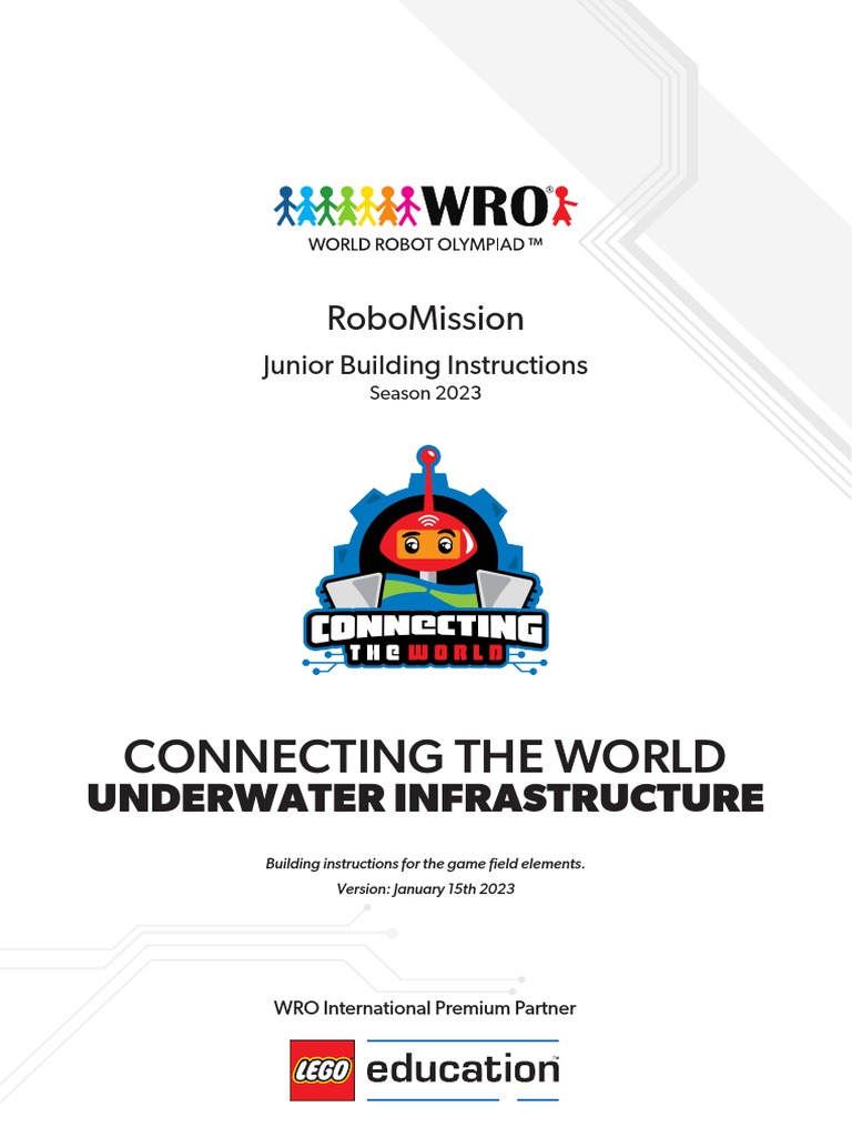 WRO 2023 RoboMission Junior Building Instructions | PDF | Technology ...