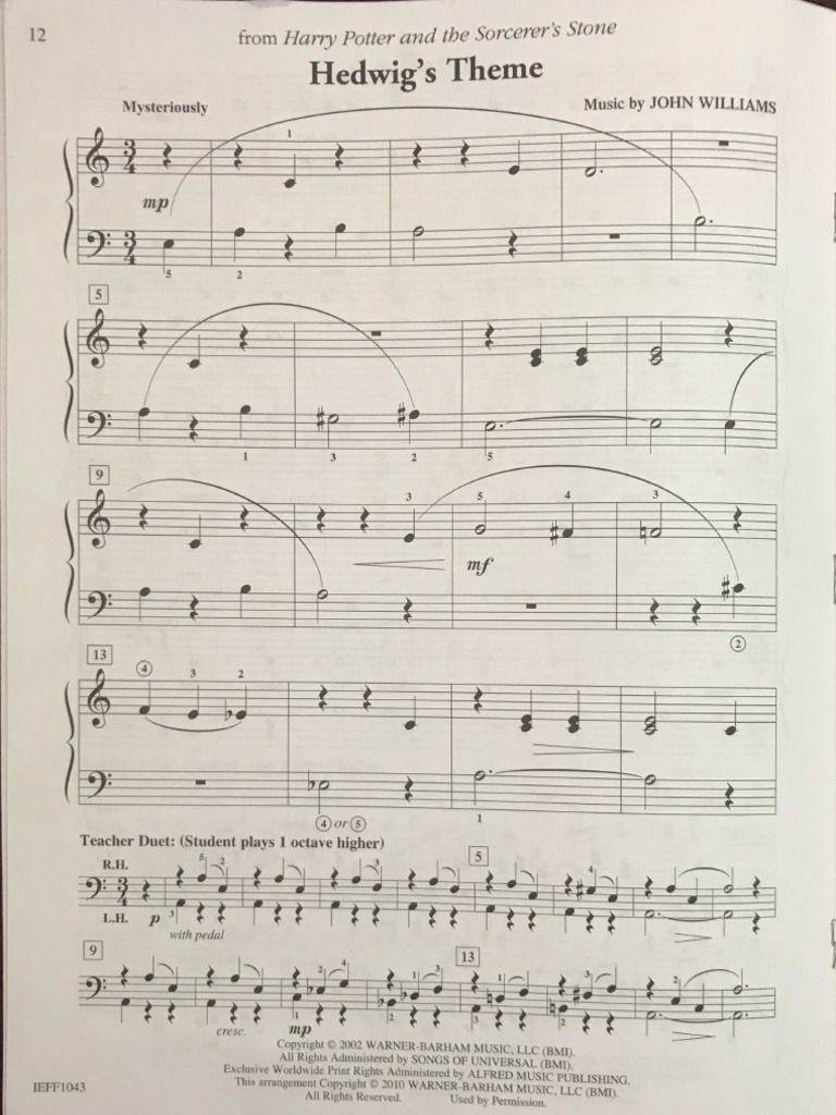 Hedwig's Theme | PDF