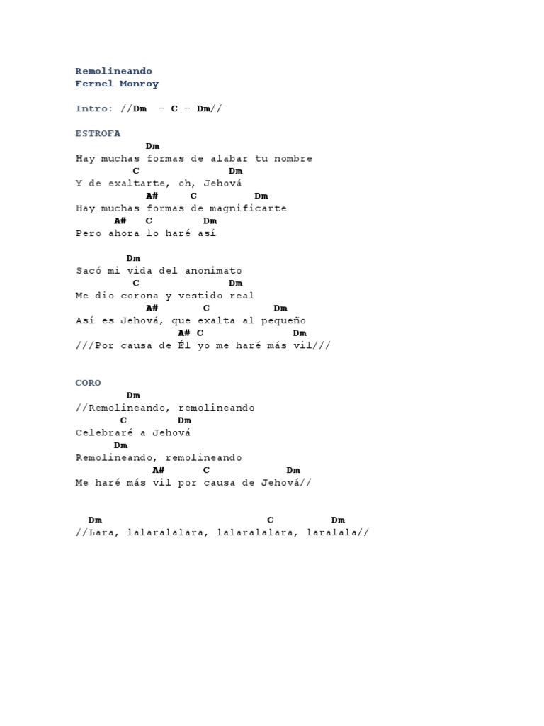 Remolineando - Fernel Monroy | PDF