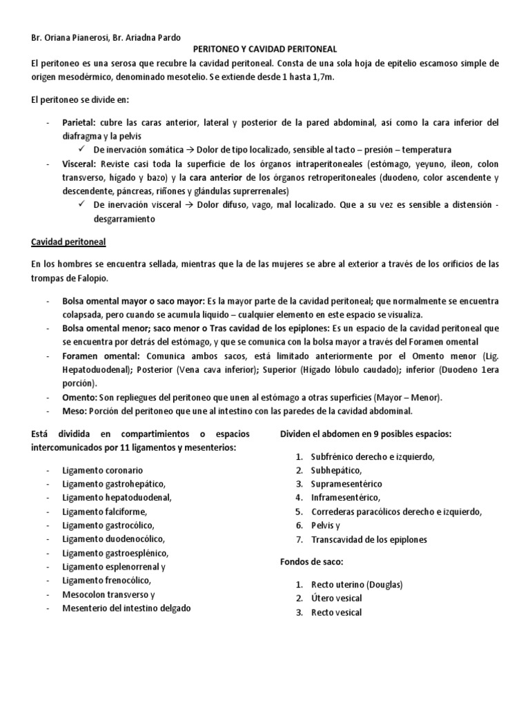 Peritonitis | PDF | Peritoneo | Anatomía