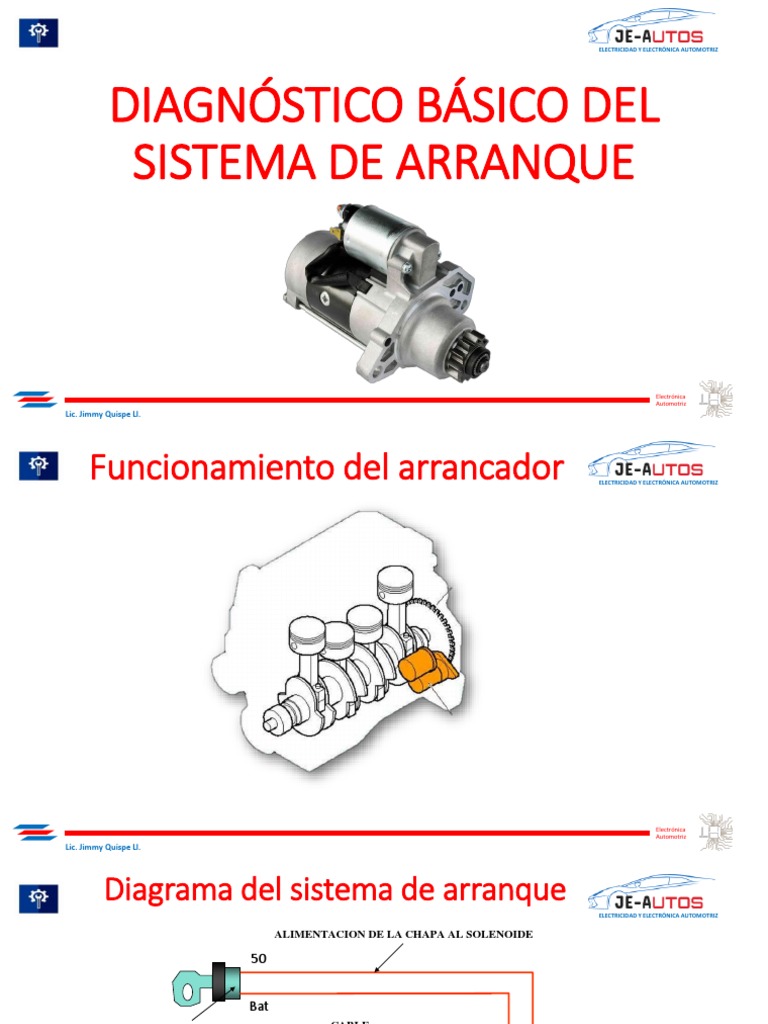 Diagnóstico Básico Del Sistema de Arranque | PDF | Electrónica | Corriente eléctrica