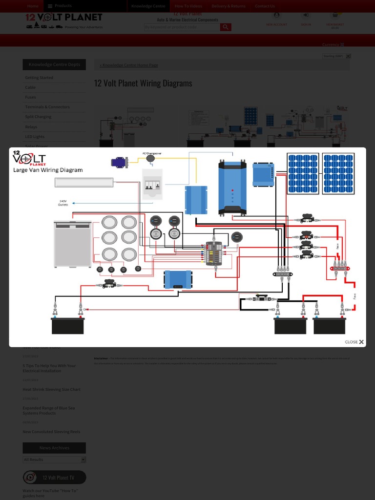 Wiring Diagrams - 12 Volt Planet Knowledge Centre | PDF | Mains ...