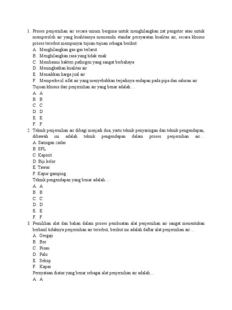 Soal PG Kompleks | PDF