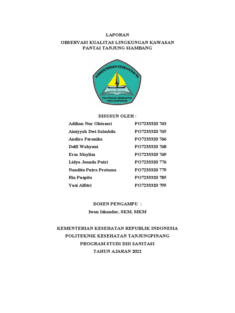 Laporan STPM TG - Siambang | PDF