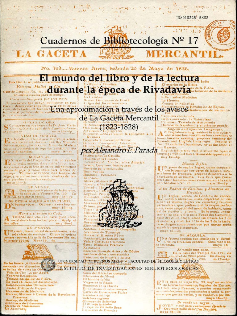 Alejandro Parada El Mundo Del Libro Rivadavia | PDF