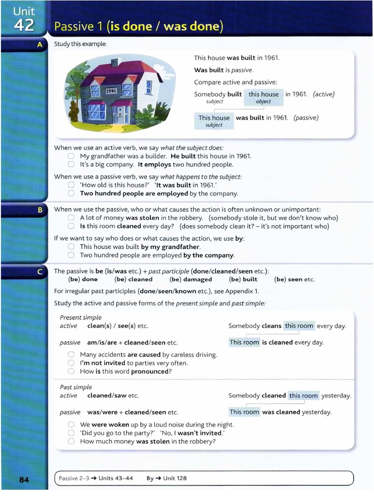 Grammar exercise 4 - Passive voice | PDF