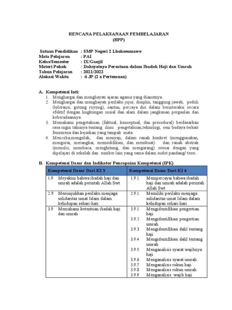 Ibadah Haji Dan Umrah | PDF