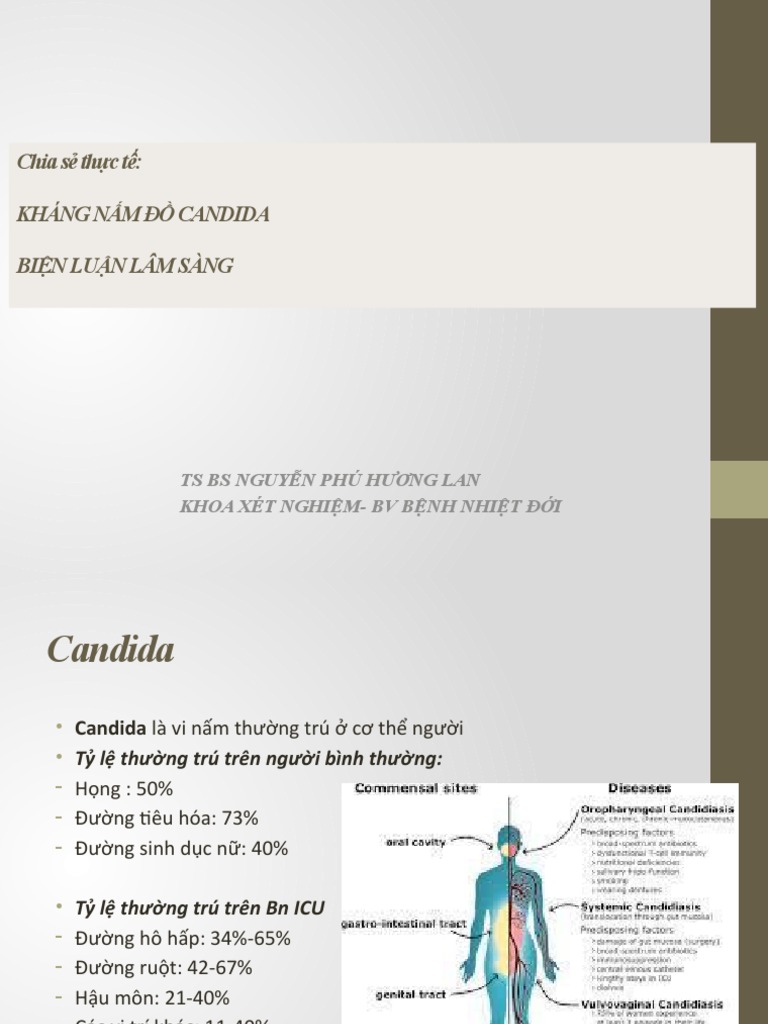 Thermo-Nhiễm Candida-Vấn Đề Kháng Thuốc- Xét Nghiệm | PDF