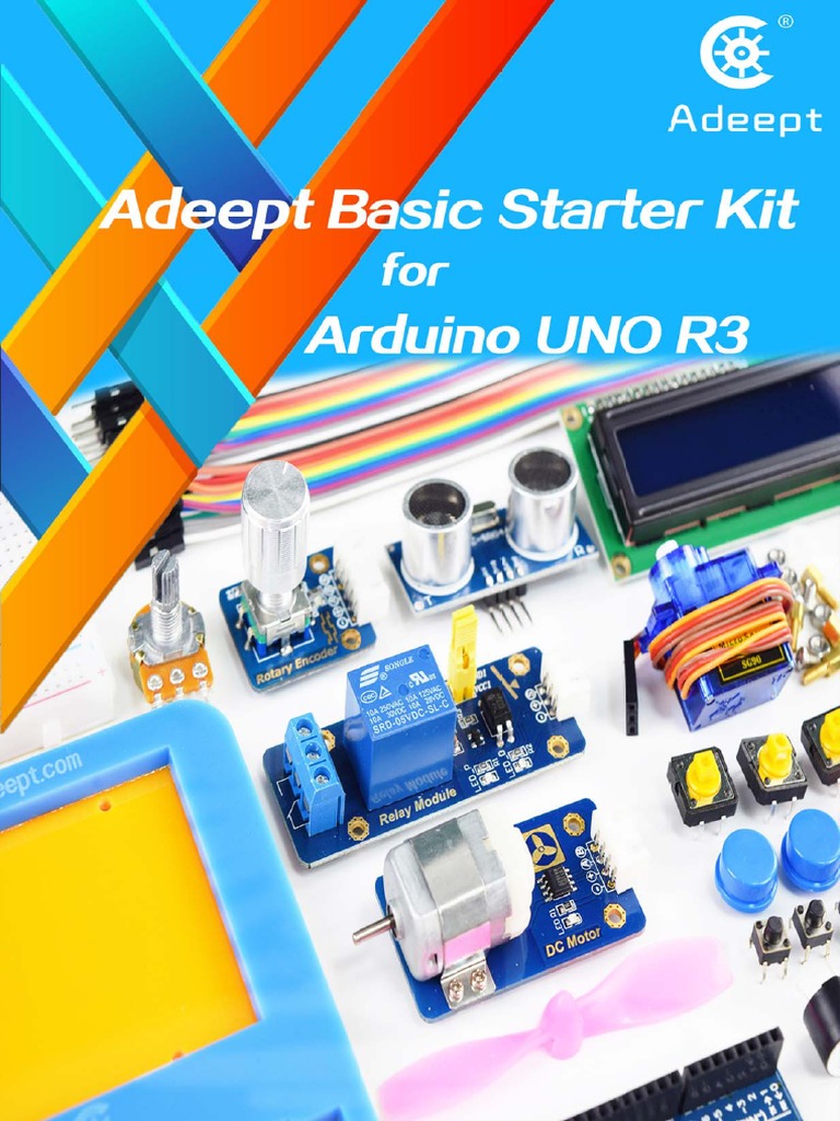Adeept Basic Starter Kit For Arduino Uno R3 V10 Pdf Relay Arduino