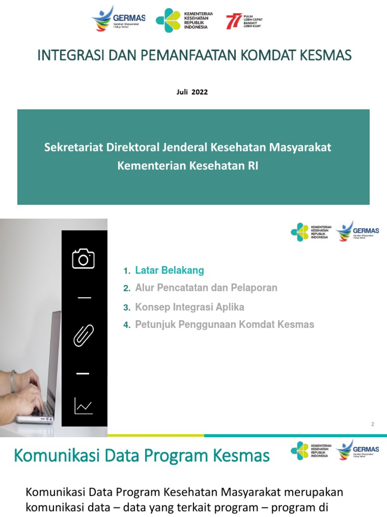 Integrasi Aplikasi Komdat Kesmas 2022 | PDF | Pengelolaan Keuangan & Uang | Komputer