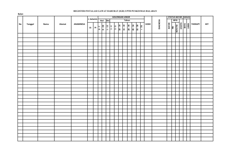 Register Poli Gigi | PDF