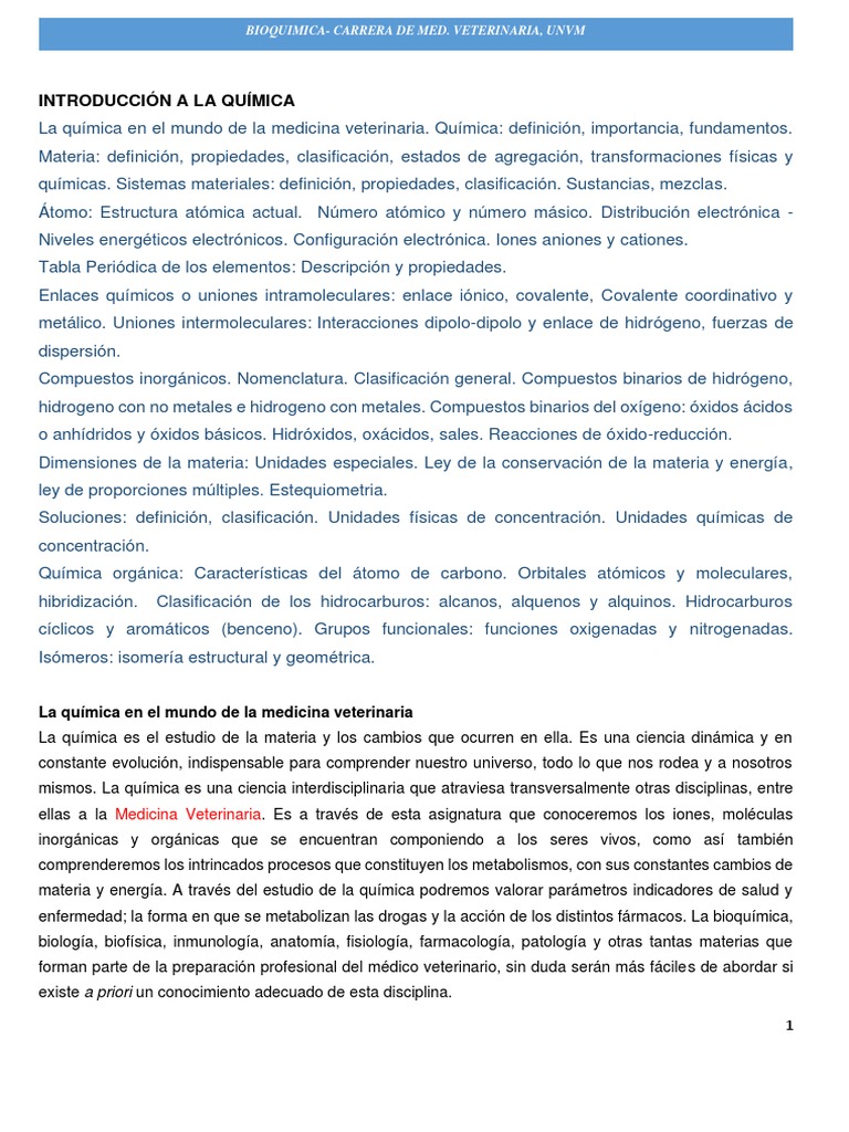 Introduccion a La Quimica | PDF | Química | Tabla periódica