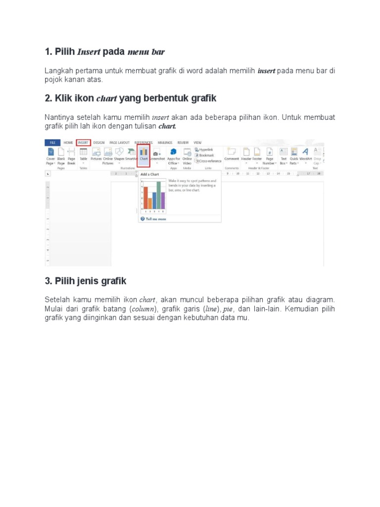 Cara membuat grafik di word | PDF