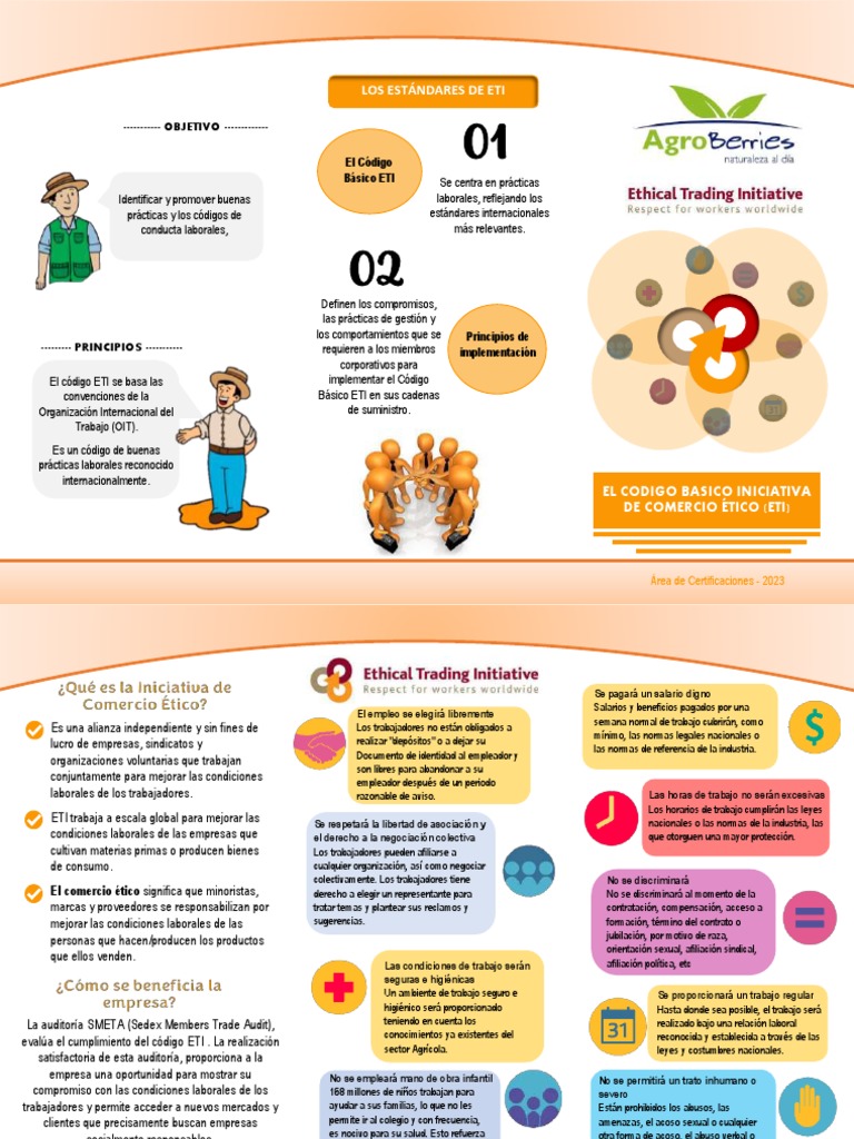 Triptico - Codigo Eti | PDF | Derecho laboral | Seguridad y salud ...