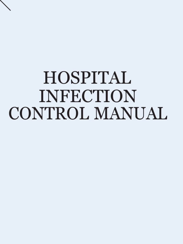 Hospital Infection Control Manual AIIMS Raipur2019 (Word) | PDF ...