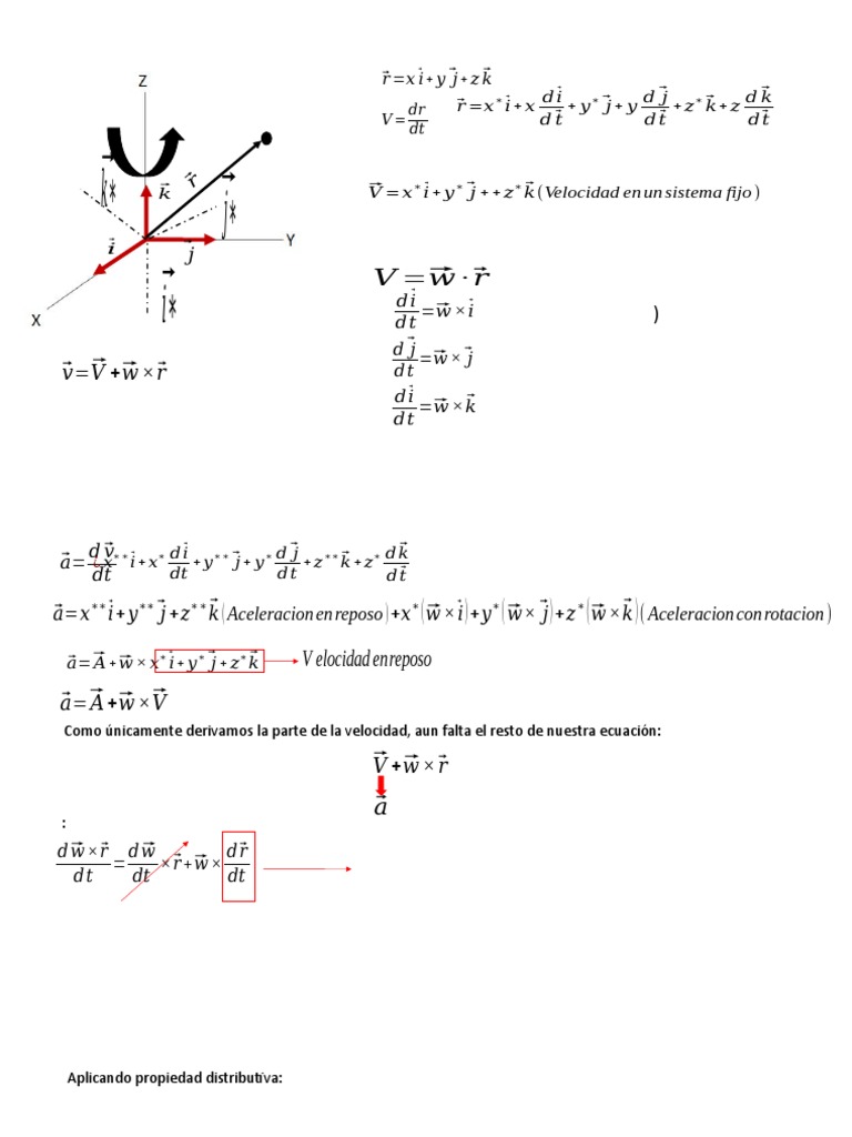 Formulas Coriolis | PDF | Aceleración | Mecanica clasica