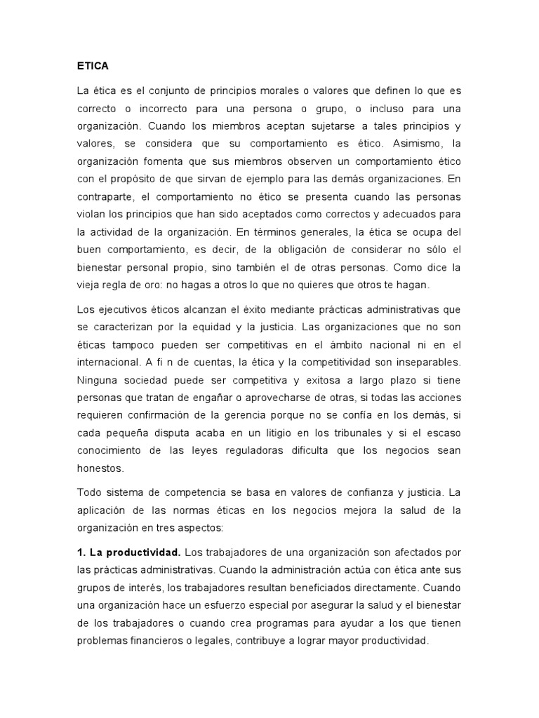 Etica y Responsabilidad | PDF | Nike | Outsourcing