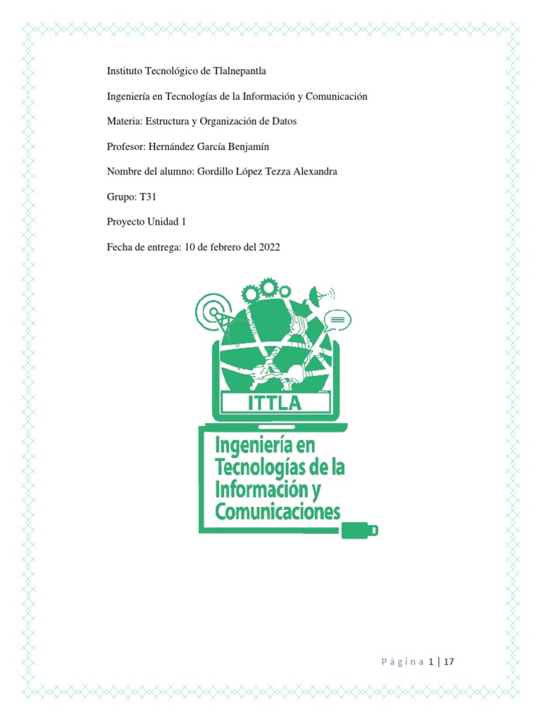 ProyectoU1 Gordillo Tezza | PDF | Algoritmos | Programación de computadoras