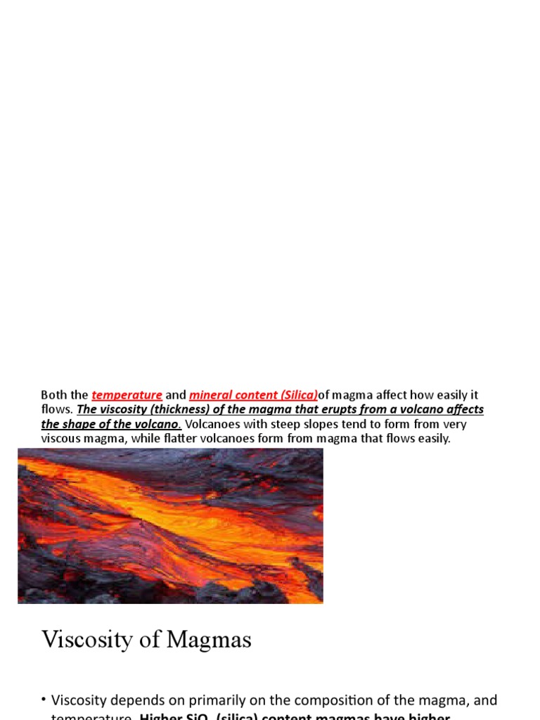 Understanding Magma Viscosity | PDF